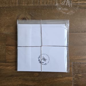 Set of 4 Daisy Note Cards, All-occasion, Blank Inside, Folded Greeting ...