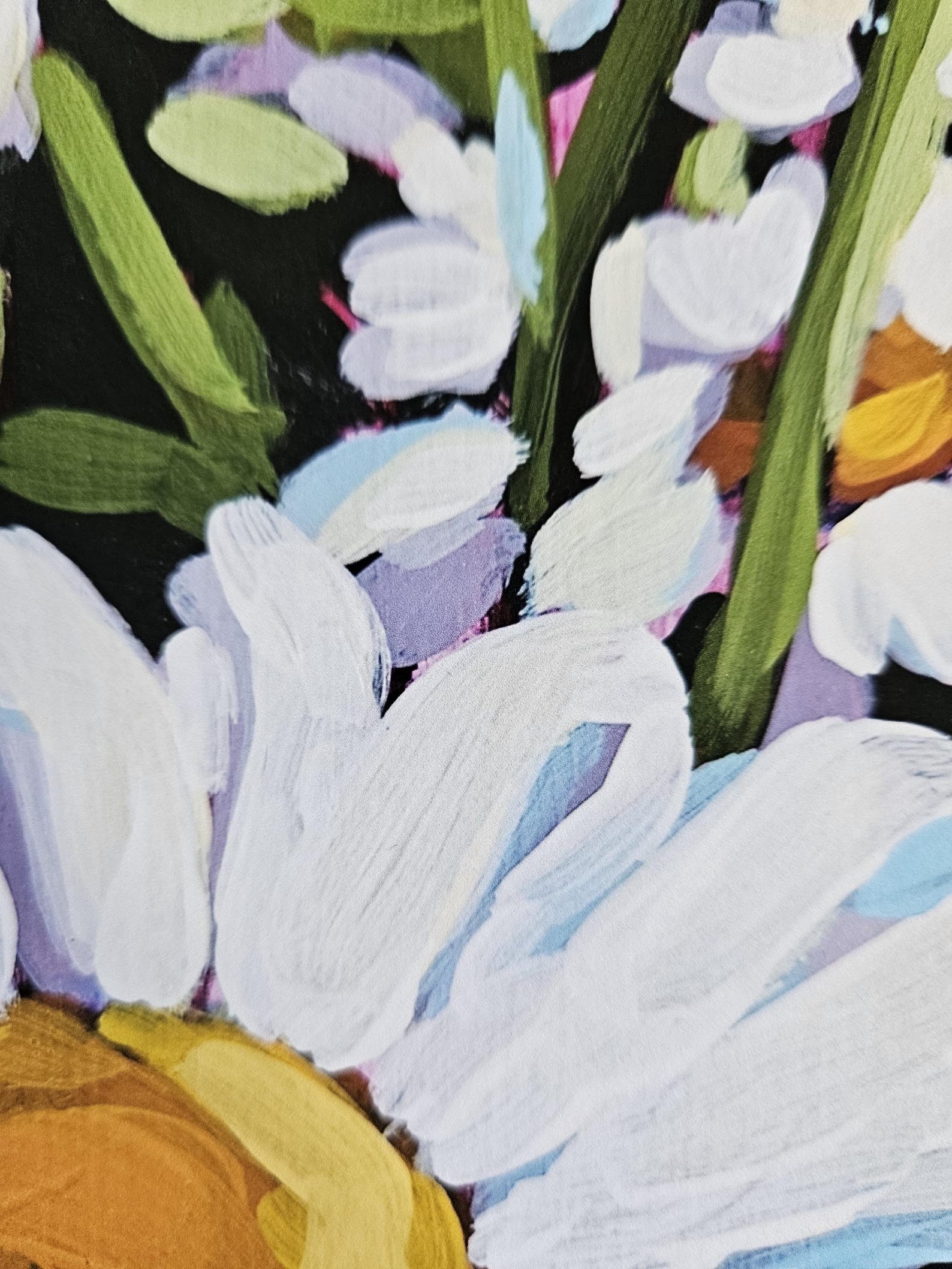 Daisy Art Print, Shasta Daisies Painting, White Daisy Art, Original ...