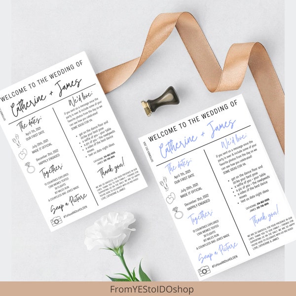 Wedding Infographic - Etsy