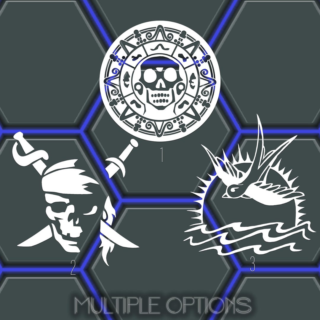 Pirate of the Caribbean Decals - Etsy