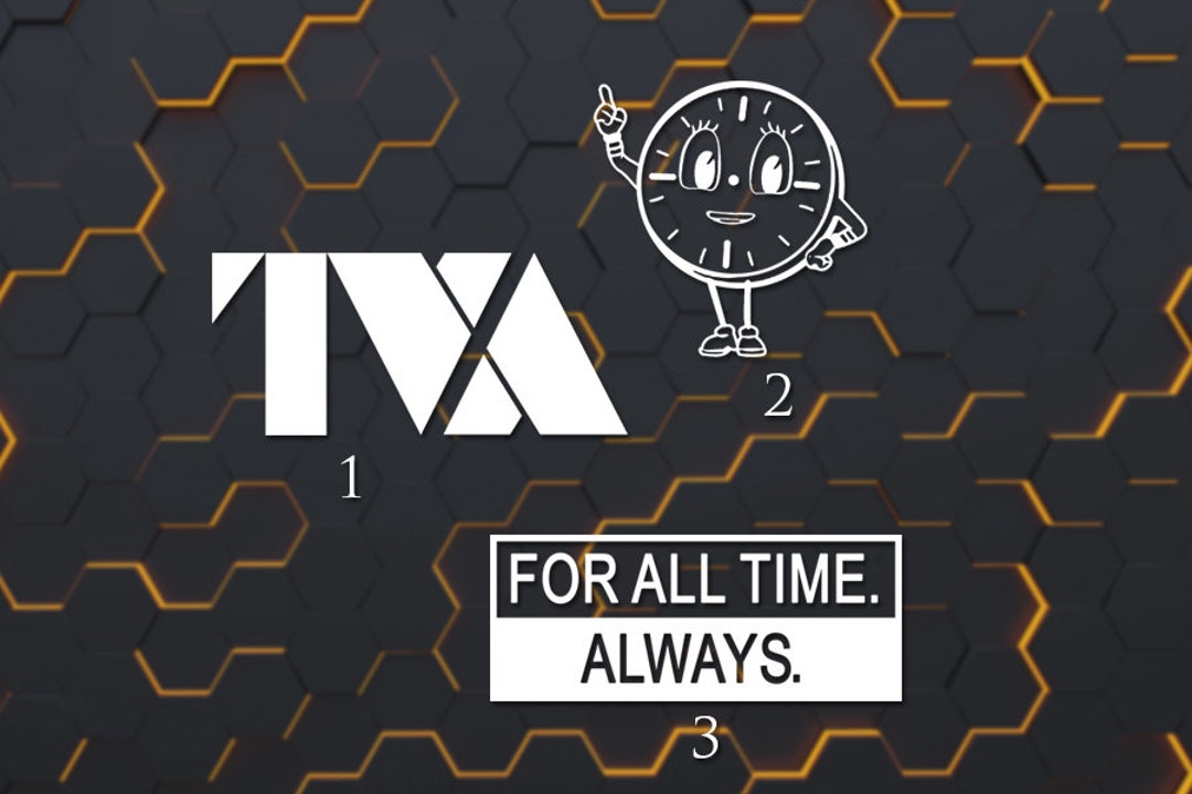 TVA Glossy Vinyl Decal, Car Window, Laptop Decal - Etsy