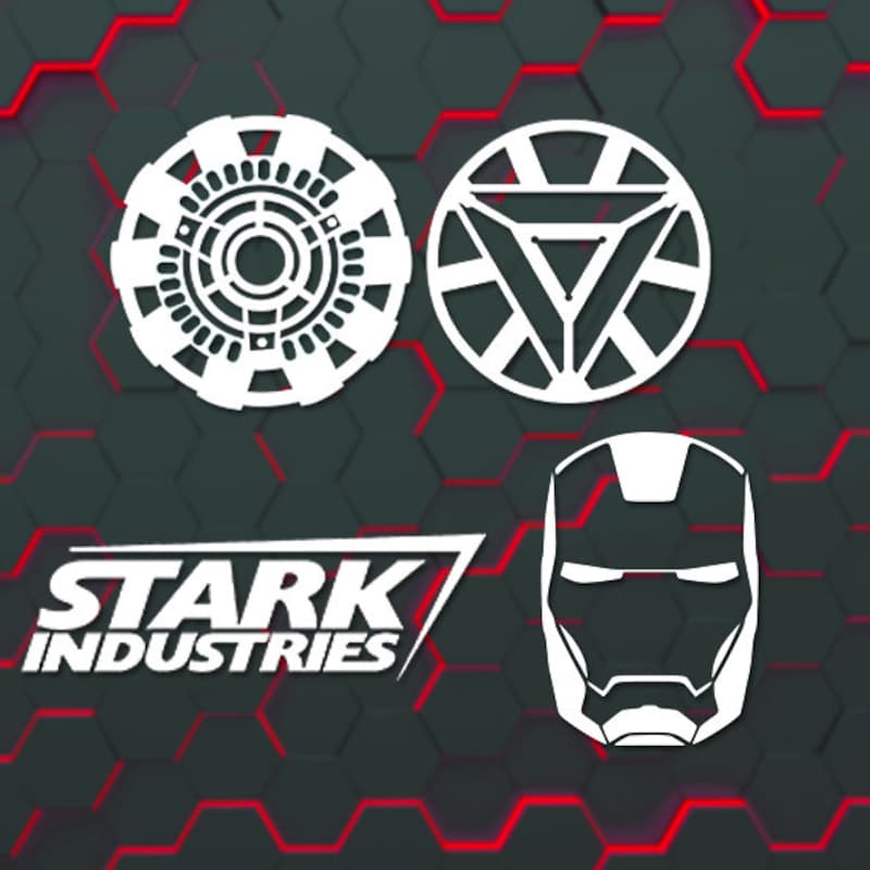 Stark Industries Decal - Etsy