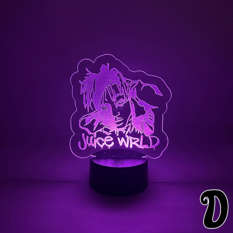 Juice WRLD Acrylic Led Glow Sign - Etsy