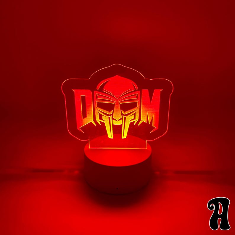 MF DOOM Acrylic Led Glow Sign - Etsy