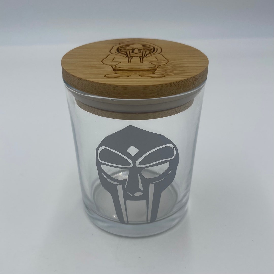 MF DOOM 6 Fl Oz Laser Engraved Smell Proof Stash Jar - Etsy