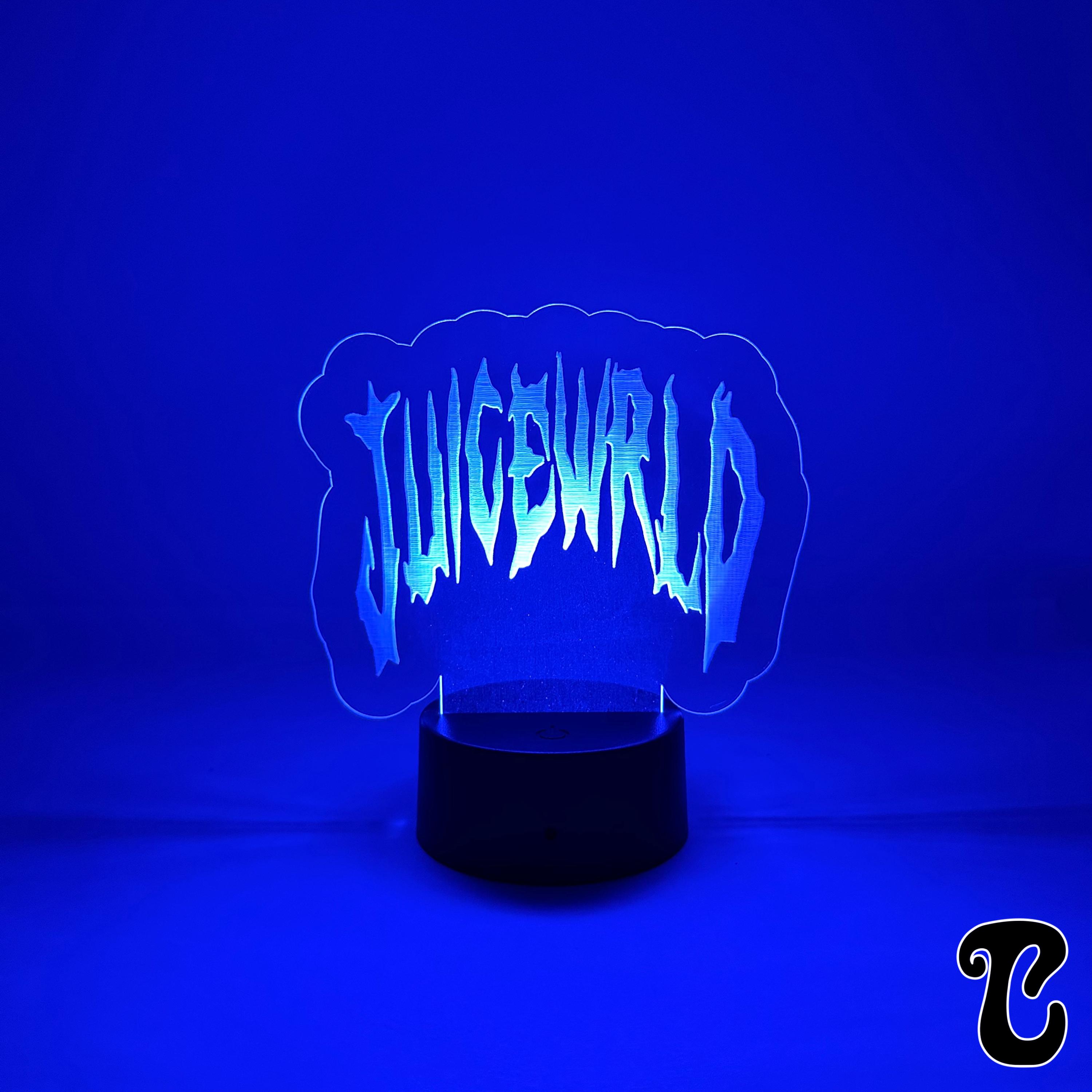 Juice WRLD Acrylic Led Glow Sign - Etsy