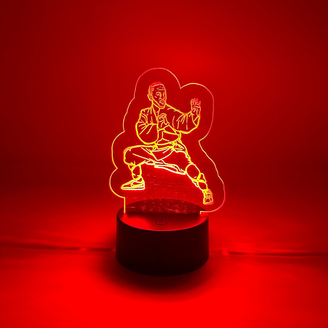 Kung Fu Kenny Acrylic Led Glow Sign - Etsy