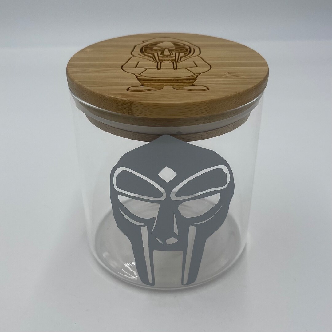 MF DOOM 14 Fl Oz Laser Engraved Smell Proof Stash Jar - Etsy