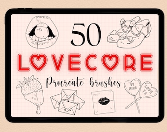 30 GEMINI Aesthetic Procreate Brushes Free Daily Tracker Page stamps ...