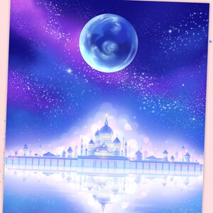 Starry Night Over the Silver Millennium Art Print - Etsy