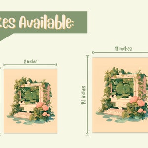 Retro Garden: Overgrown CRT Computer Art Print - Etsy