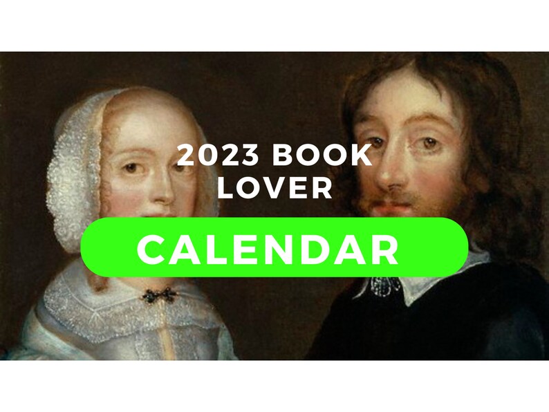 author-calendar-2023-printable-calendar-downloadable-etsy-finland