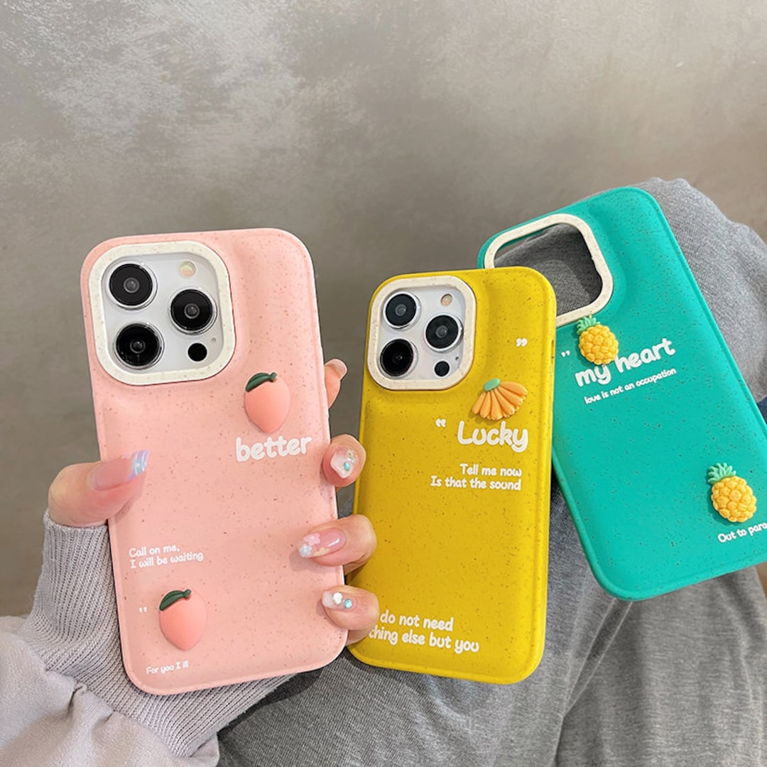 Creative Cute 3D Fruit Phone Case iPhone 14 13 12 11 Pro Max Case ...