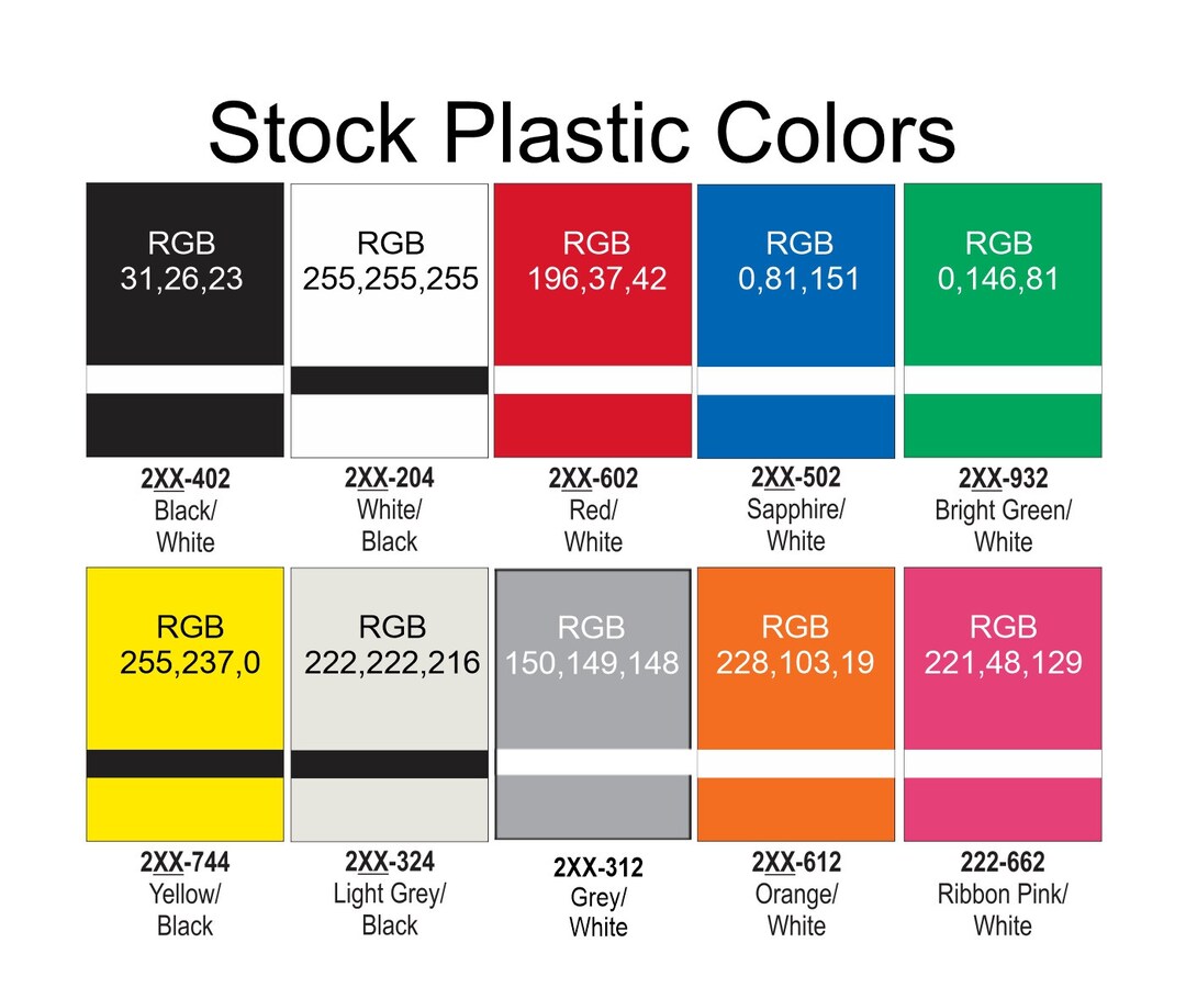 Engraved Plastic Signs - Etsy