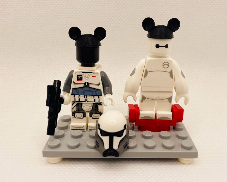Mickey Mouse Ear Hat for Lego® Minifigs - Custom 3d Printed for Mini ...