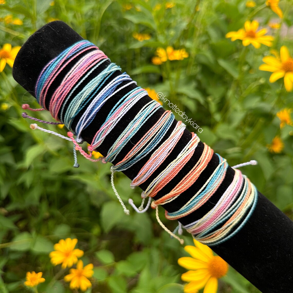Waterproof Wax Thread Bracelet I Custom I Adjustable I Pura Vida ...