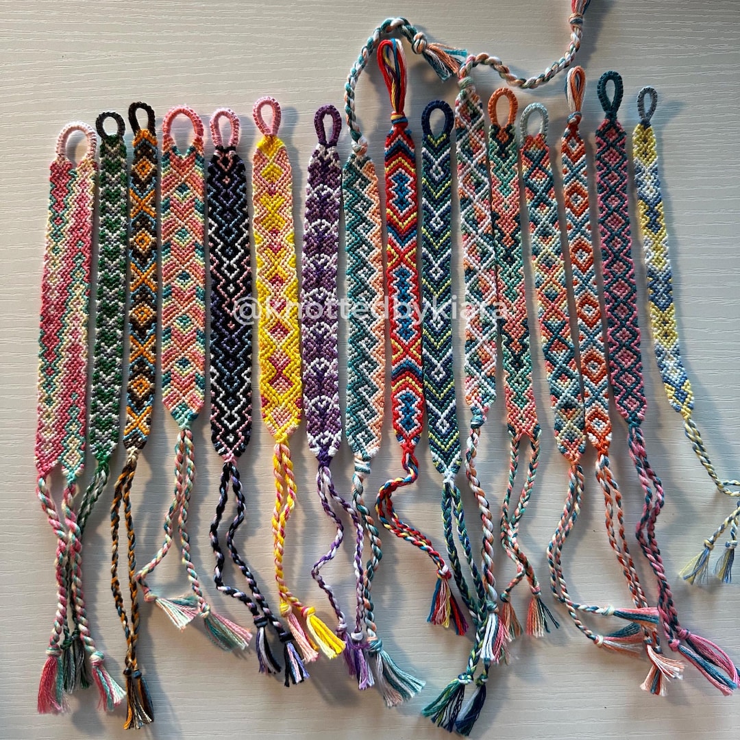 Handmade Friendship Bracelets I Thread Bracelet I Knotted Bracelet I ...