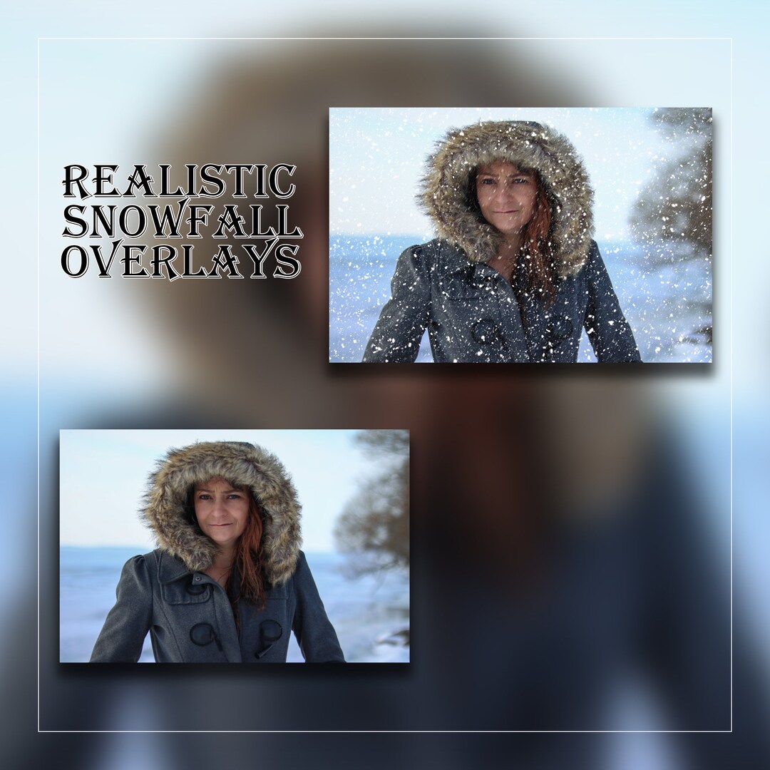REALISTIC SNOW OVERLAYS, for Post Edit Process, Workflow Editing ...