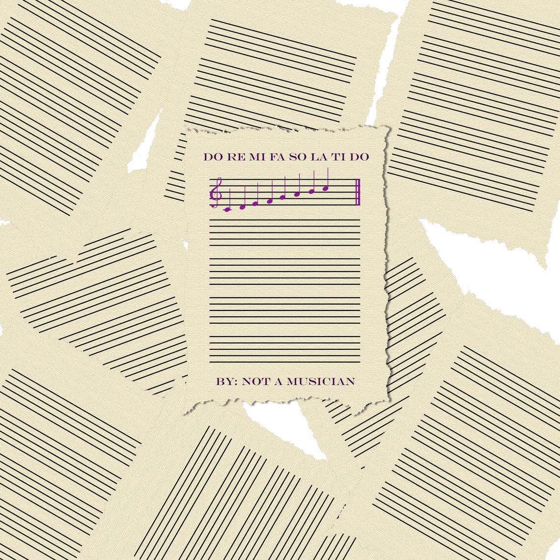 21 MUSICAL NOTES, Brushes for Photoshop. Seamless, Make Music Sheets ...