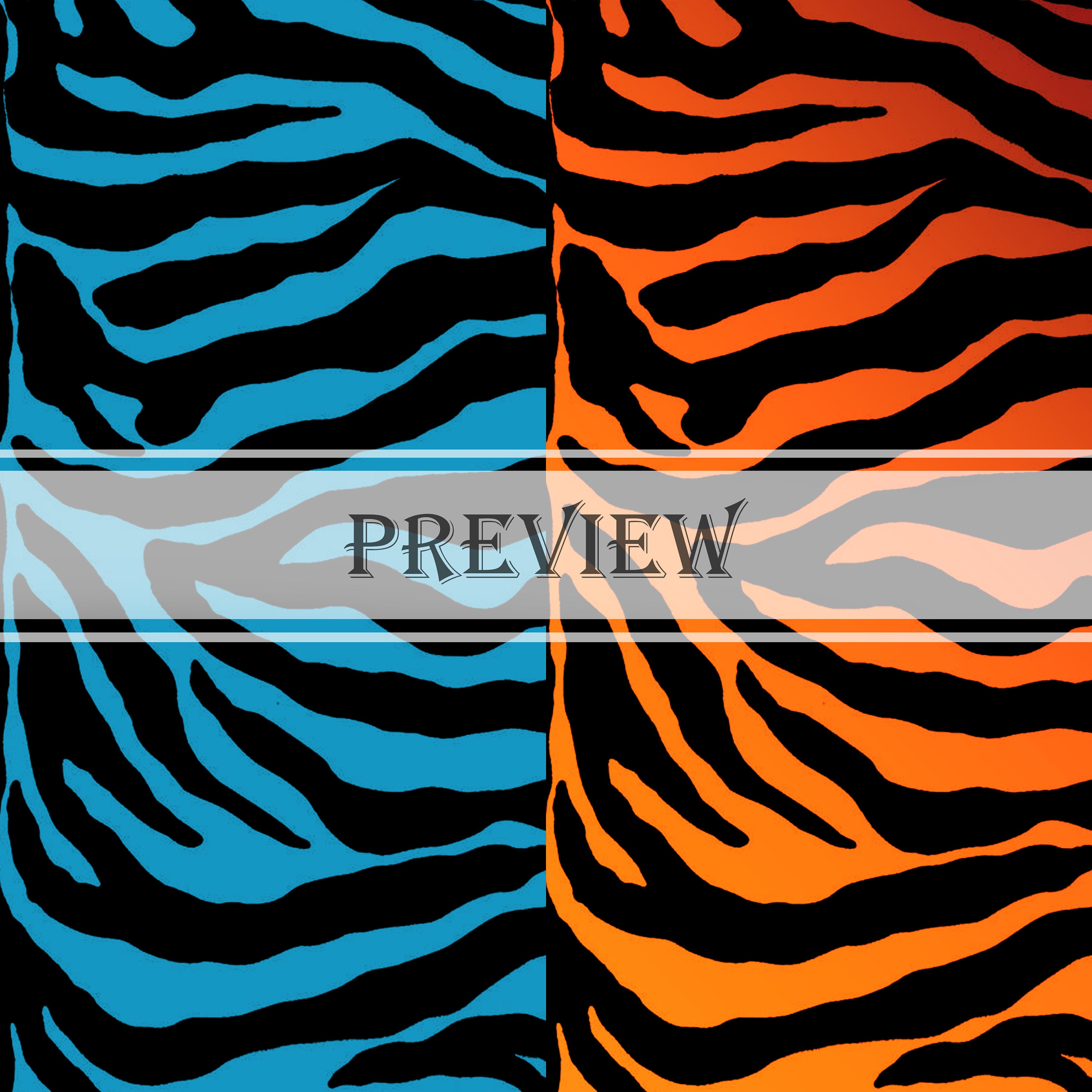 ANIMAL STRIPE DIGITAL, Zebra, Tiger Stripe, Printable Digital Paper ...