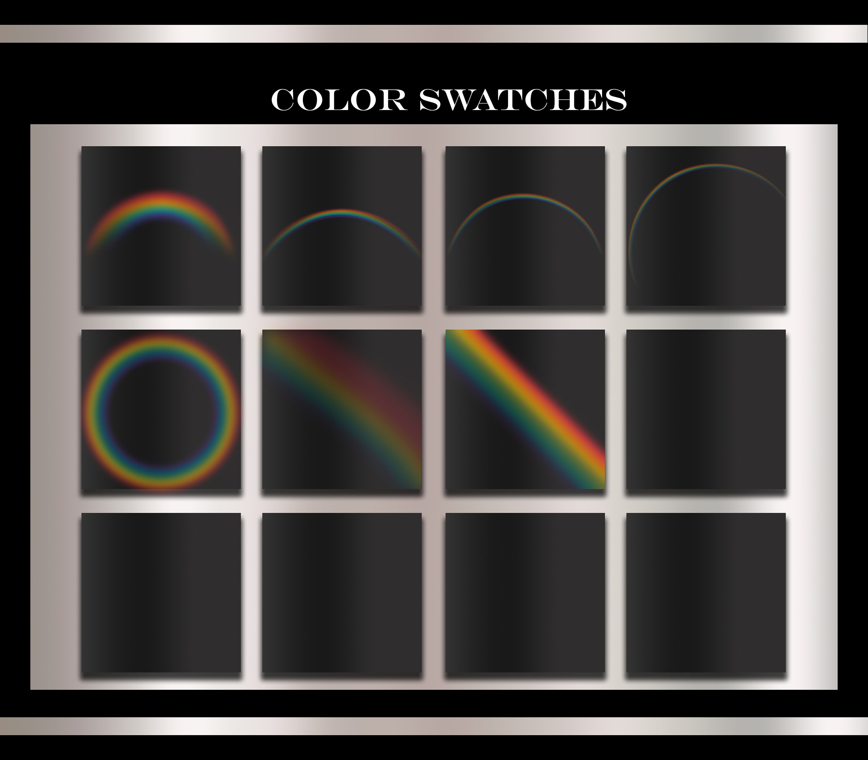 REALISTIC RAINBOW BRUSHES, for Photoshop. Rainbows Are Just Blurry ...