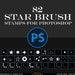 Star Brushes for Photoshop Brush Stamp Design Overlay for Clipart Craft ...