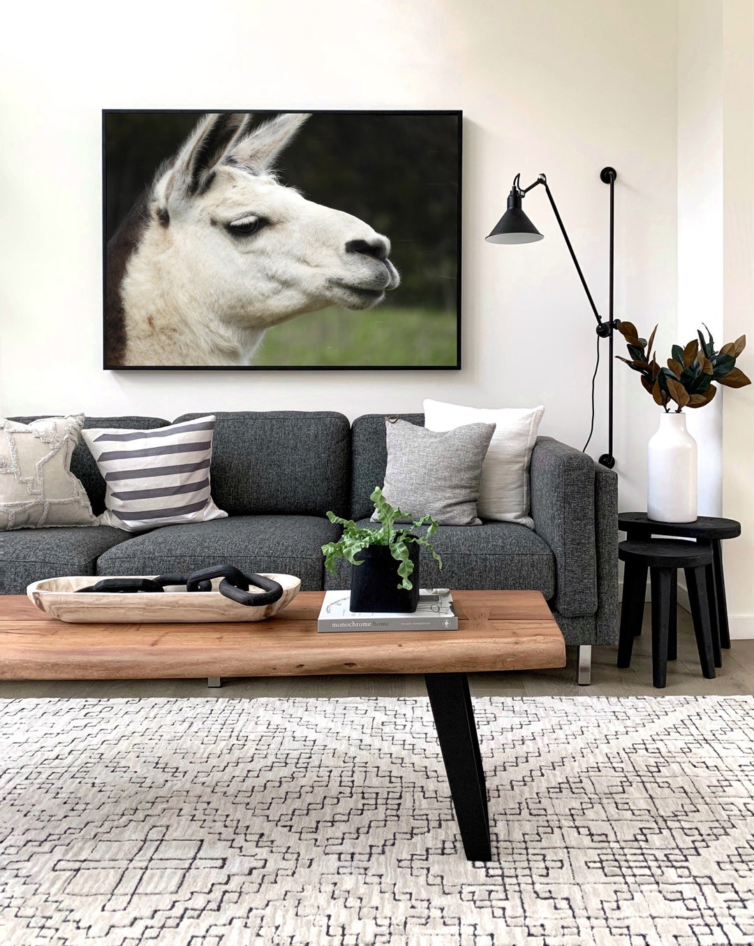 LLAMA WALL ART, Printable Wall Art for Your Home, Art for Your Living ...