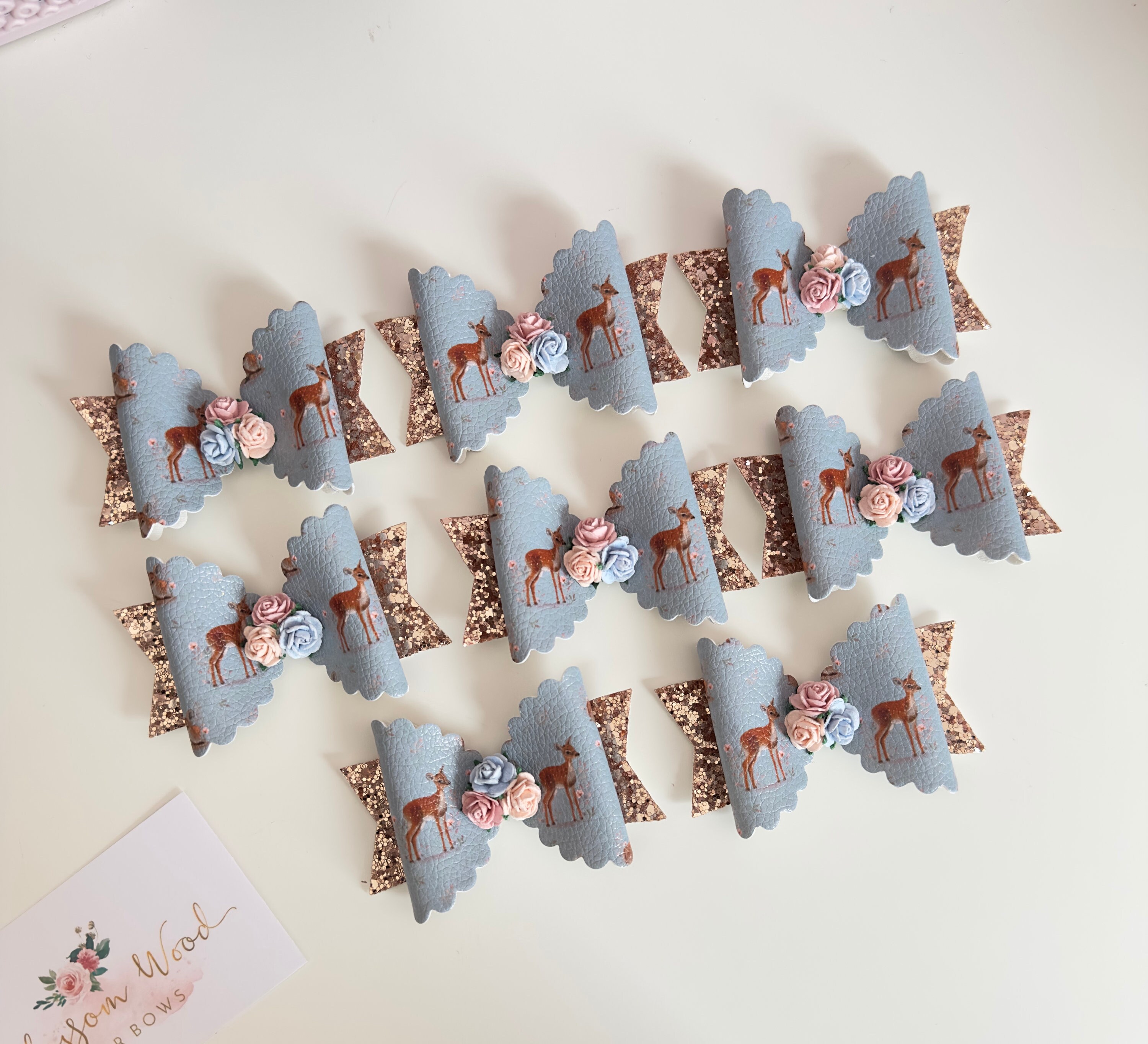 Hair Bows Bow Blanks No Clips Attached Craft Bows Handmade Resell X8 ...