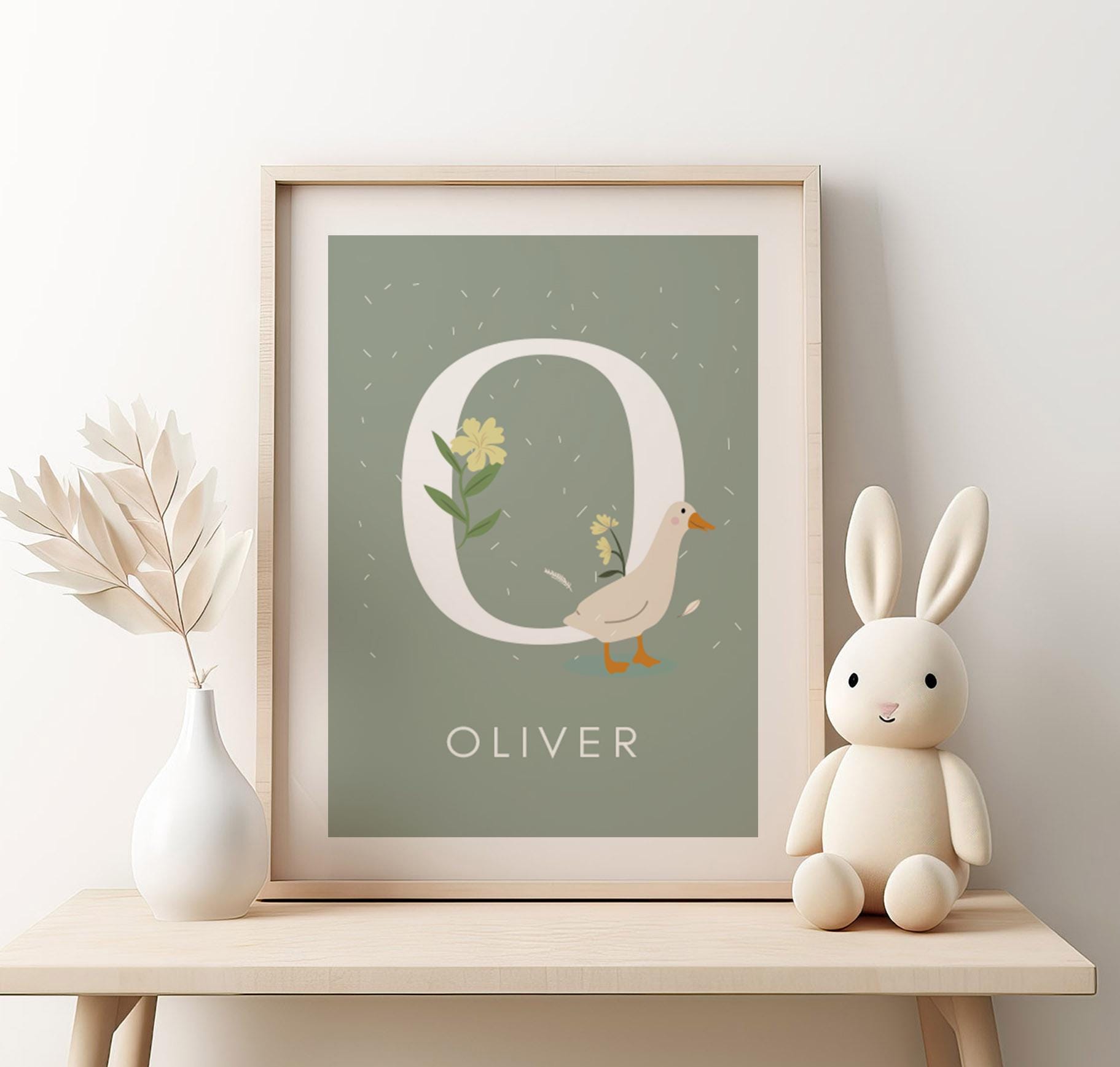 Personalised Printable Wall Art Set of 3, Custom Goose Poster, Farm ...