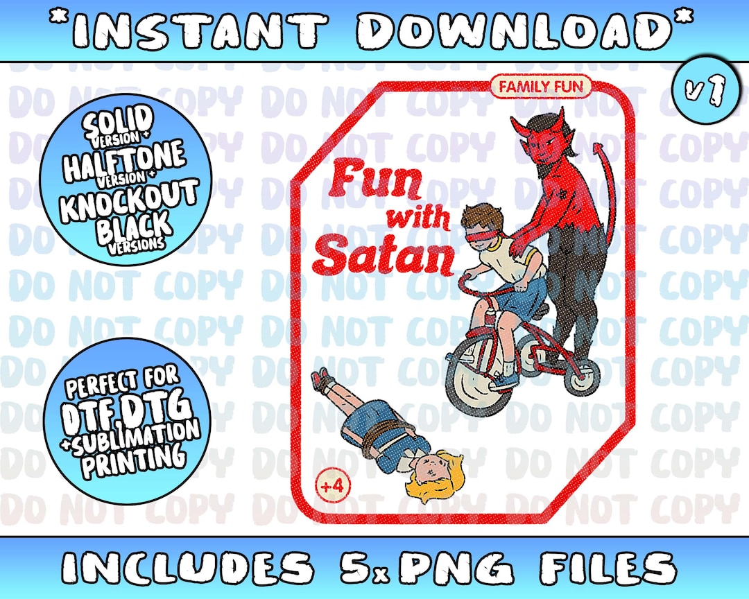 Fun With Satan Vintage Childgame Horror Goth Punk - Etsy