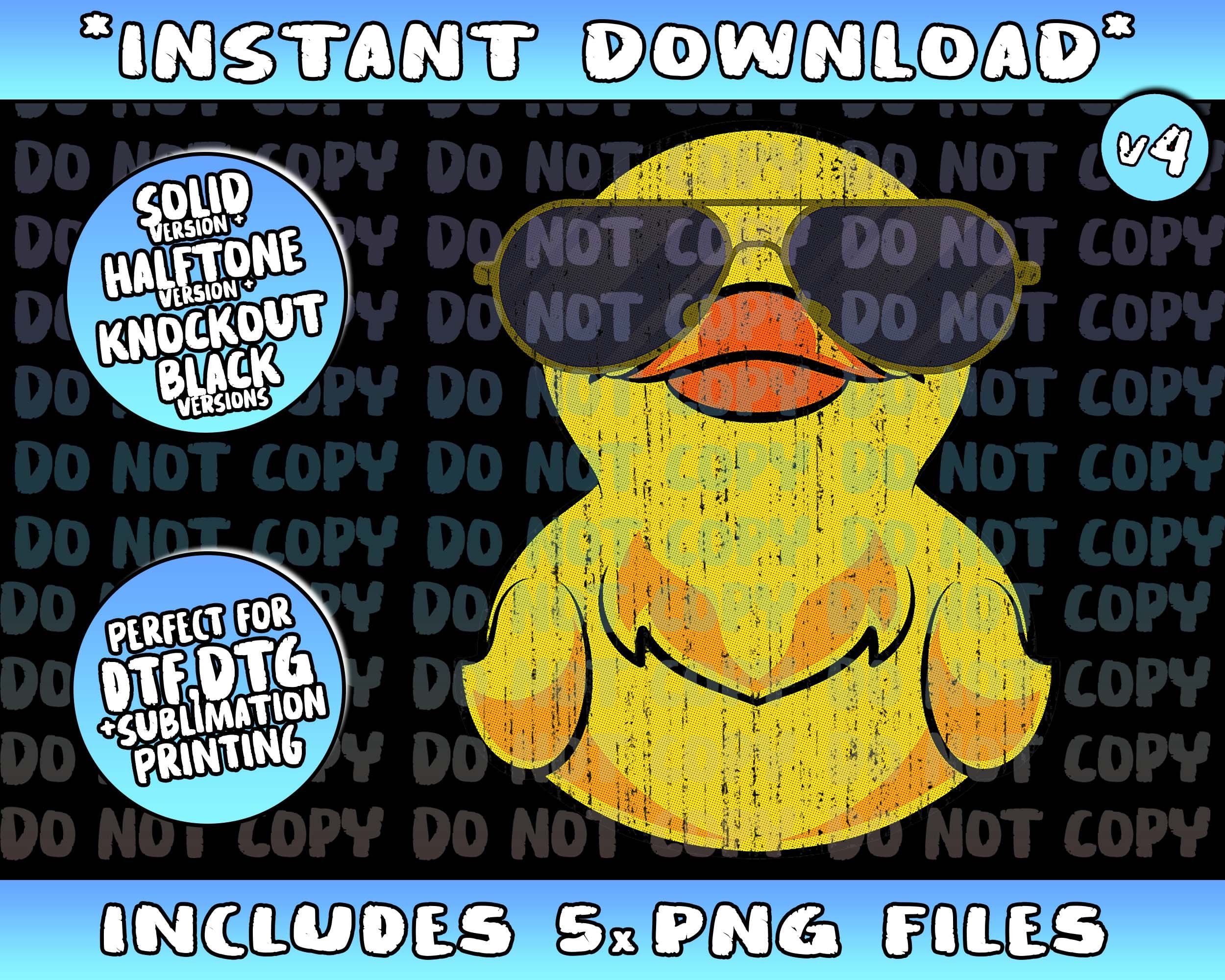 Cool Duckie Sunglasses Duckling Funny Ducky Rubber Duck - Etsy