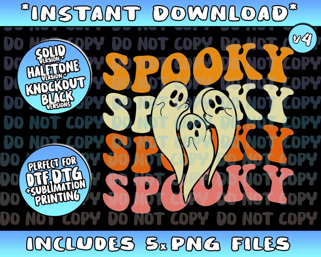 Retro Groovy Spooky Ghost Boo Halloween Costume Scary - Etsy