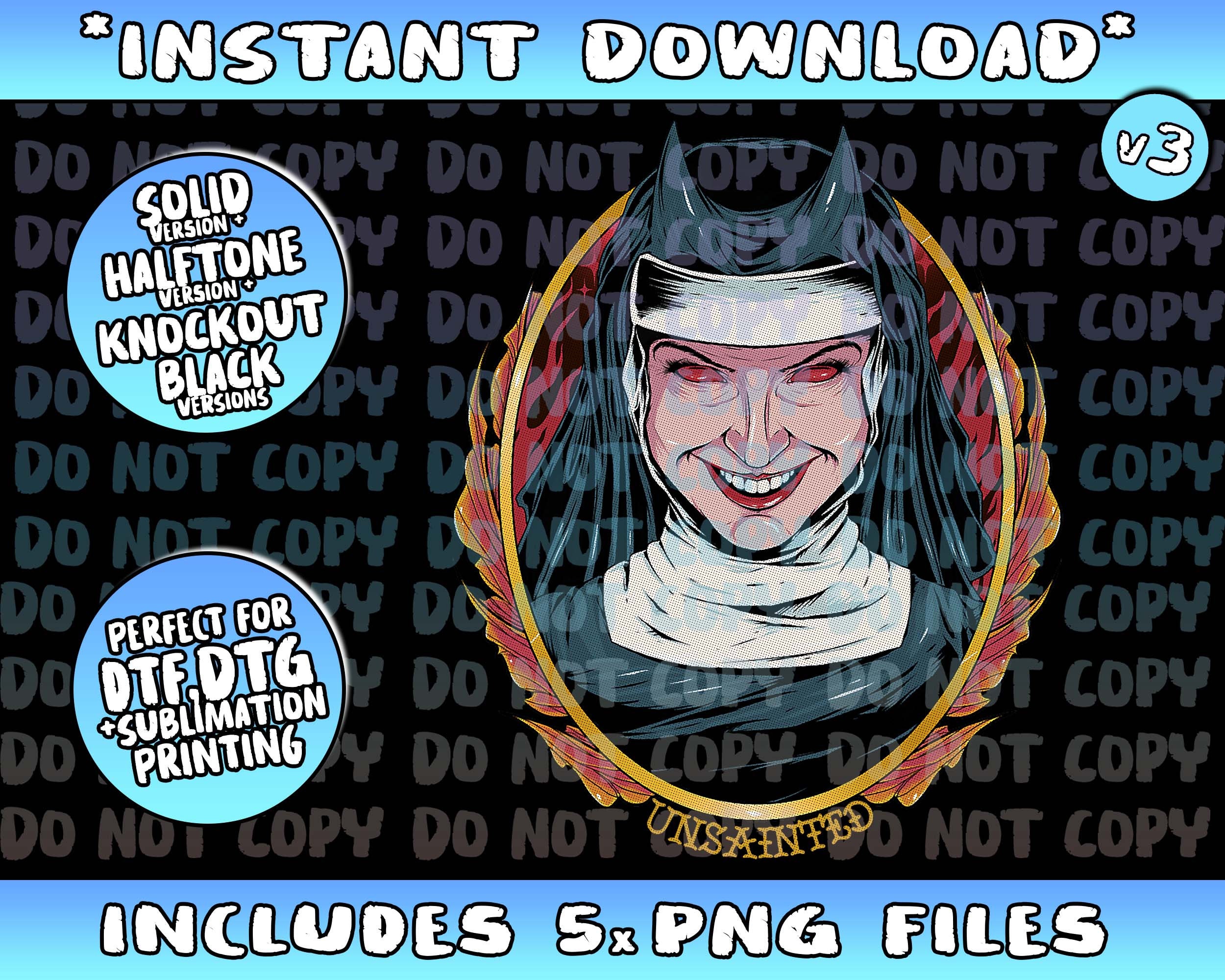 Satanic Nun Unholy Satanism Demon Evil Devil Gothic Occult - Etsy