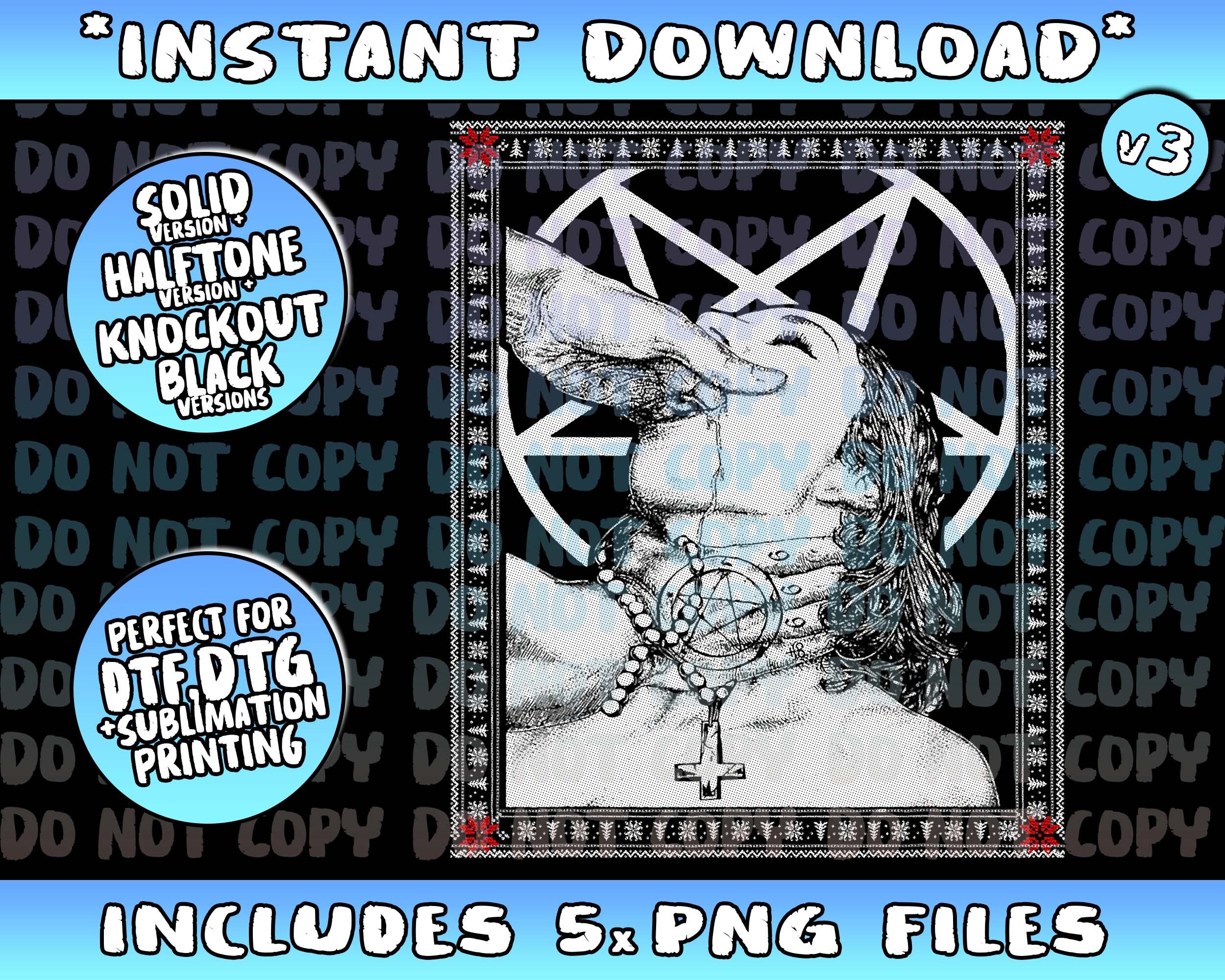 Choke Me Satan Unholy Nun Naughty Sexy Christmas Png Bundle Trending Png Popular Printable Etsy