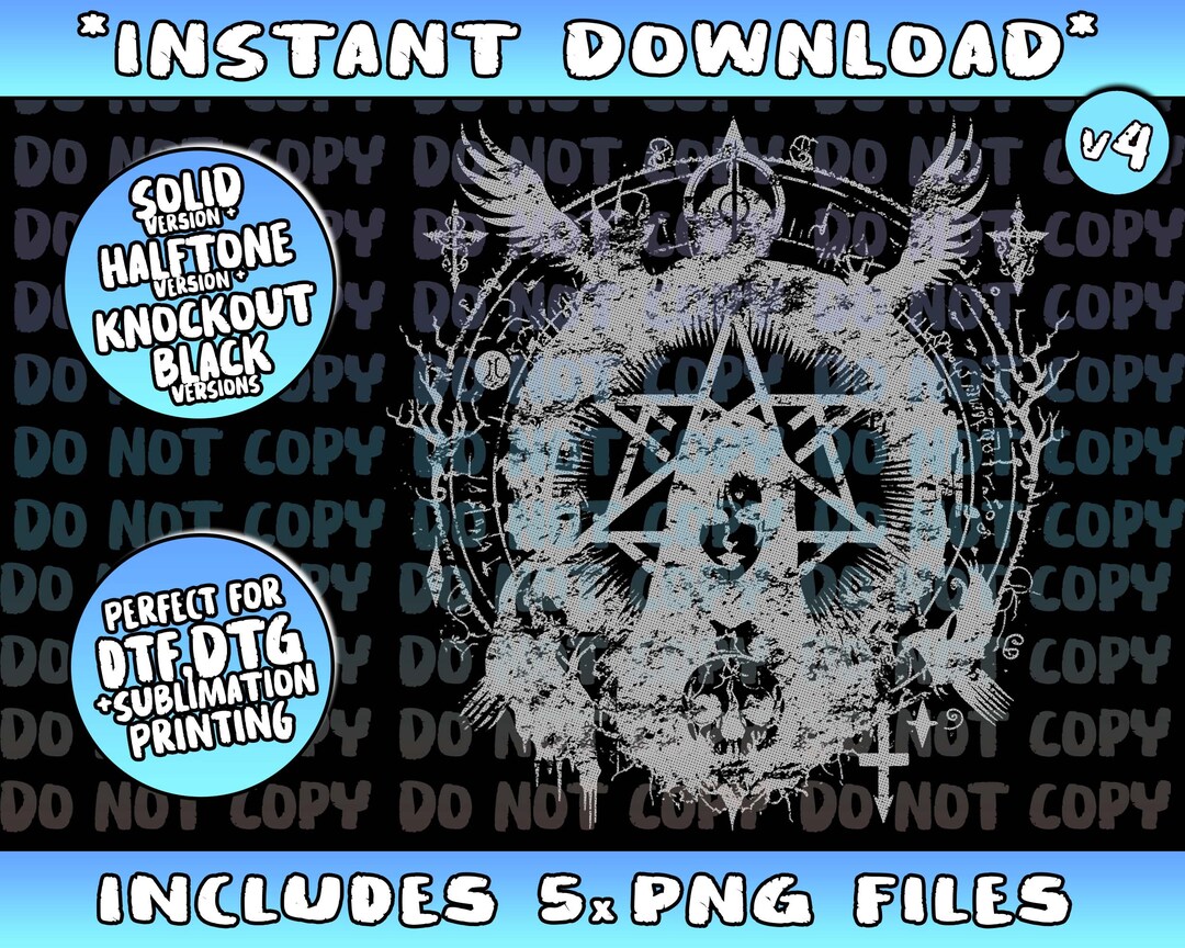 Gothic Aesthetic Occult Unholy Grunge Emo Punk Satanic 5png - Etsy