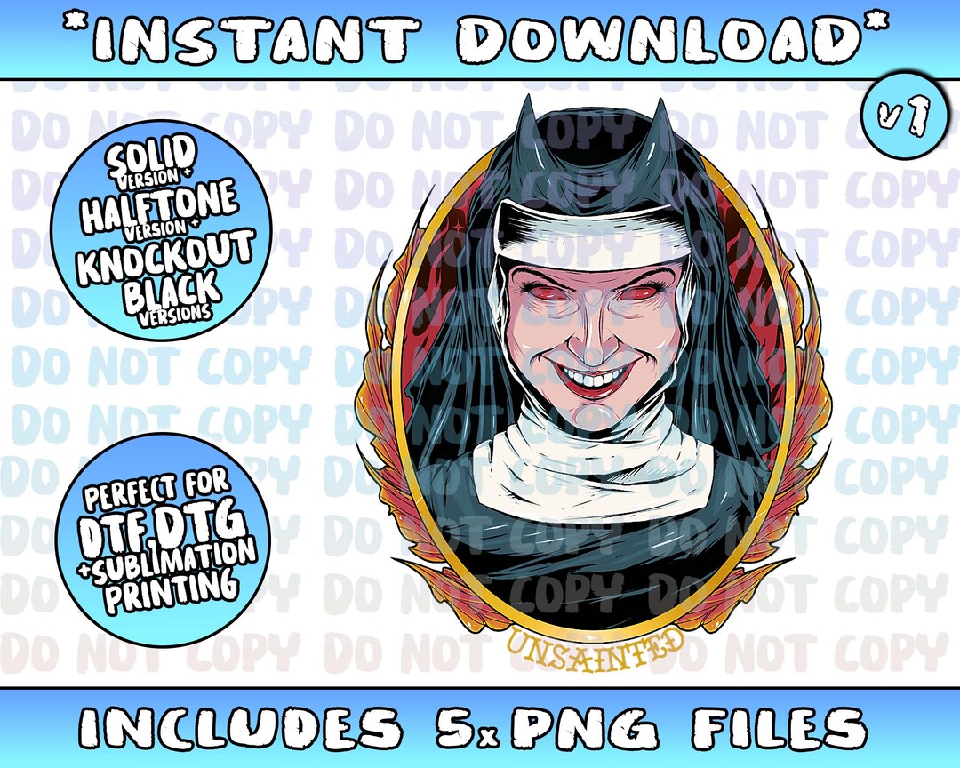 Satanic Nun Unholy Satanism Demon Evil Devil Gothic Occult - Etsy