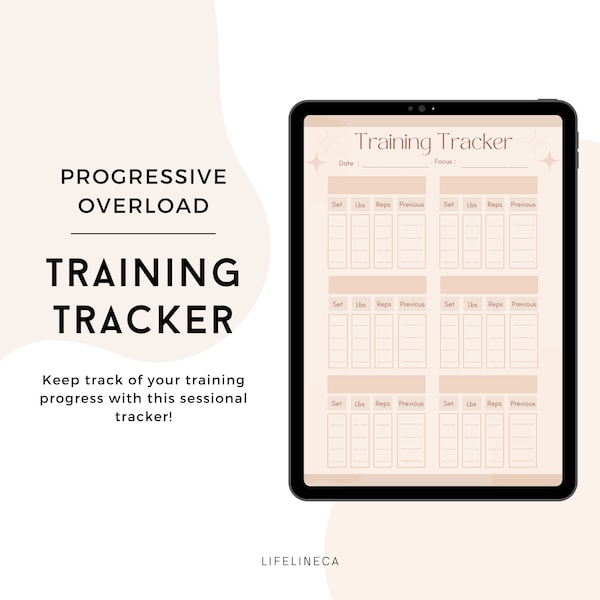 Progressive Overload Gym Tracker - Etsy