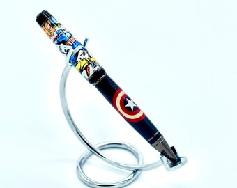 Captain America Pen - Etsy