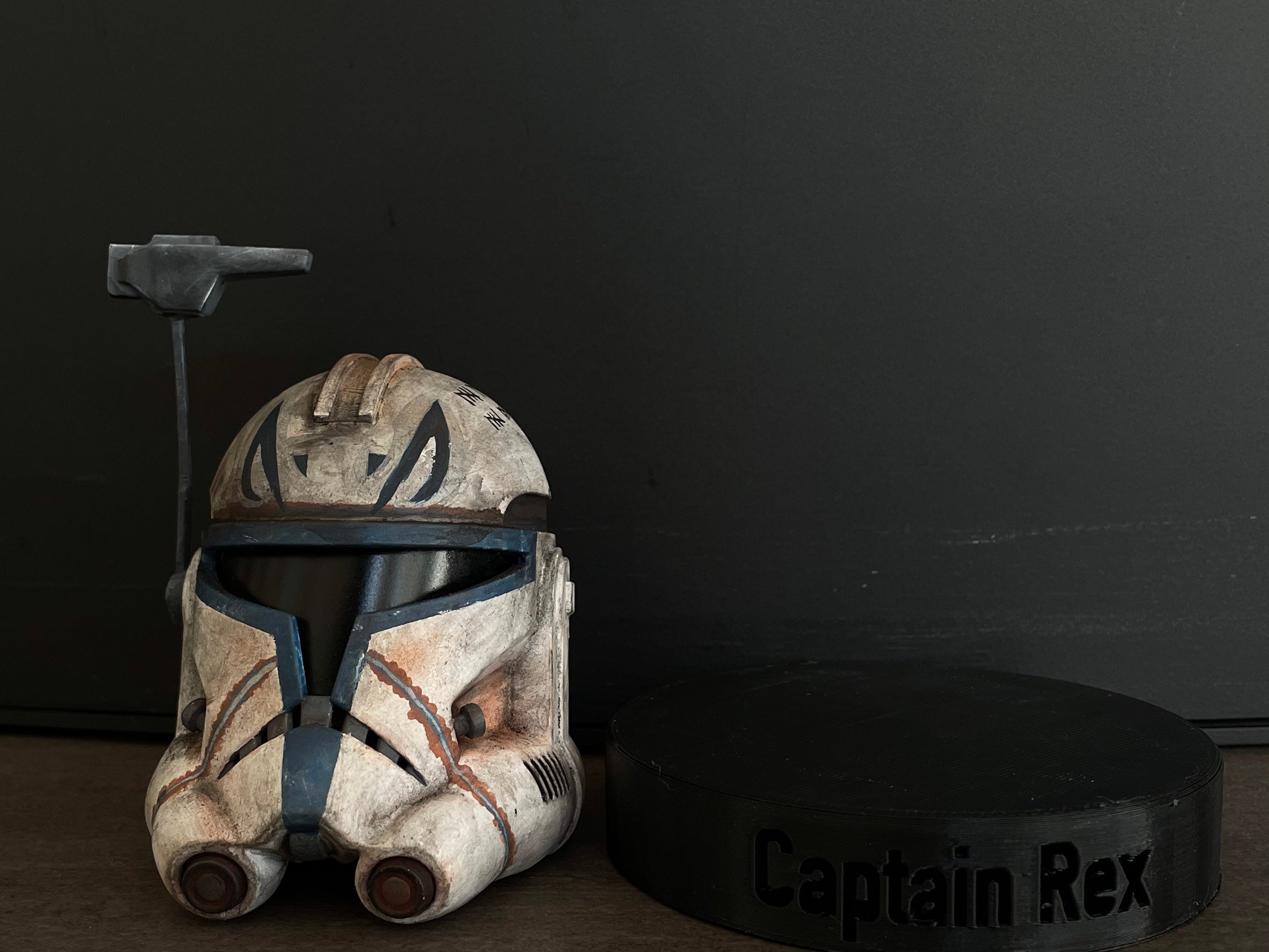Star Wars Captain Rex Display Helmet - Etsy