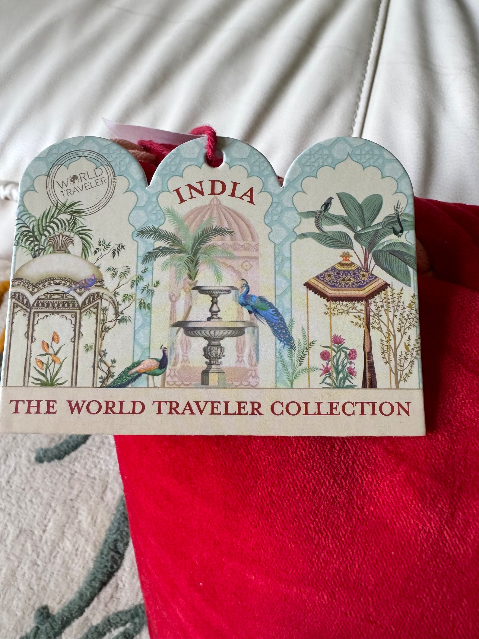 The World Traveler Collection India 20x20 Red Pink Braided Woven ...