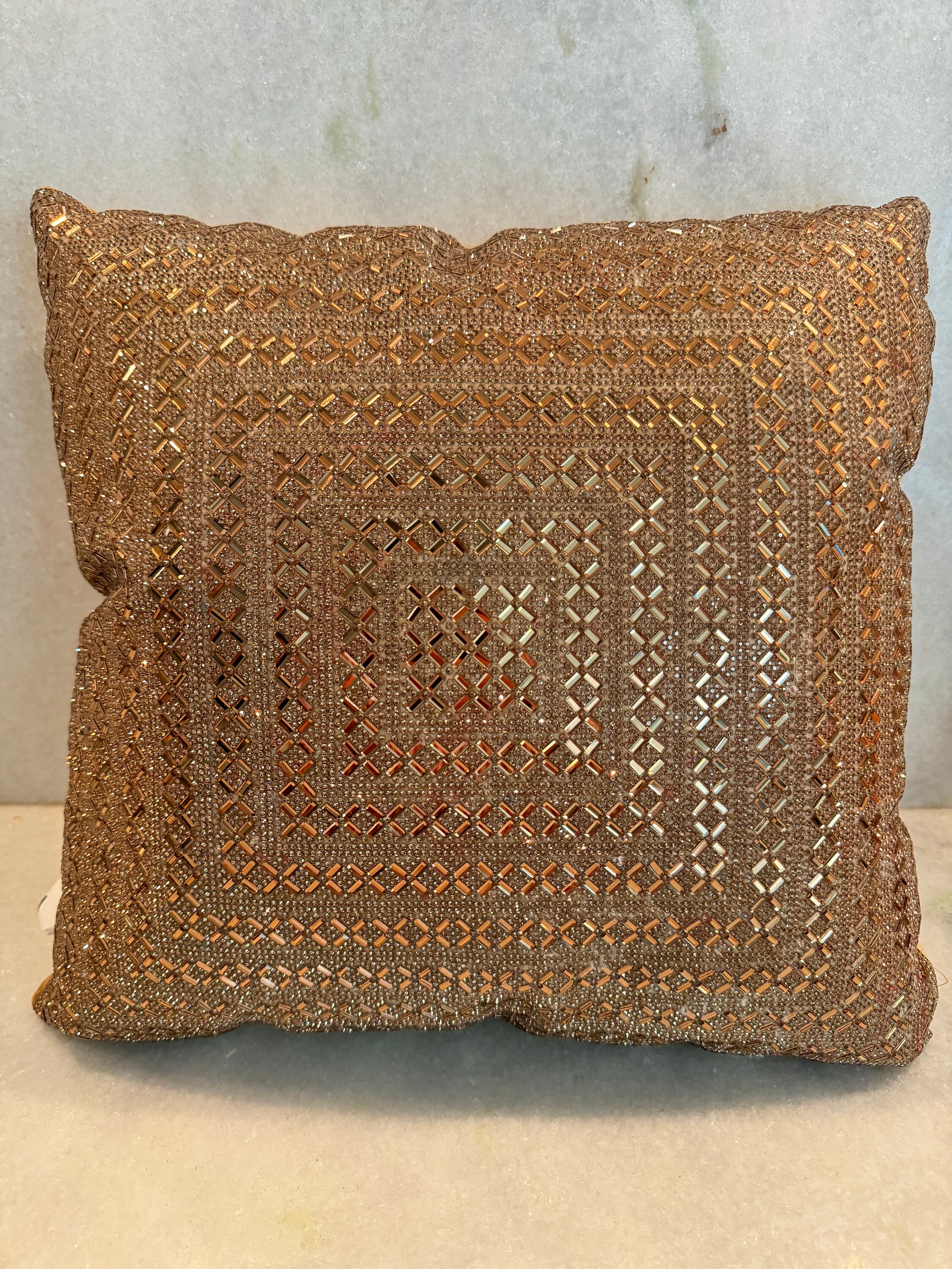 Sparkles Home Rhinestone 16x16 Madison Ave Jeweled Crystal Crystals ...