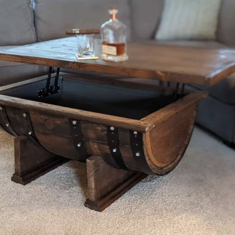 Barrel Coffee Table - Etsy