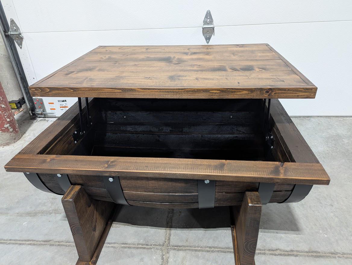 Whisky Barrel Coffee Table - Etsy