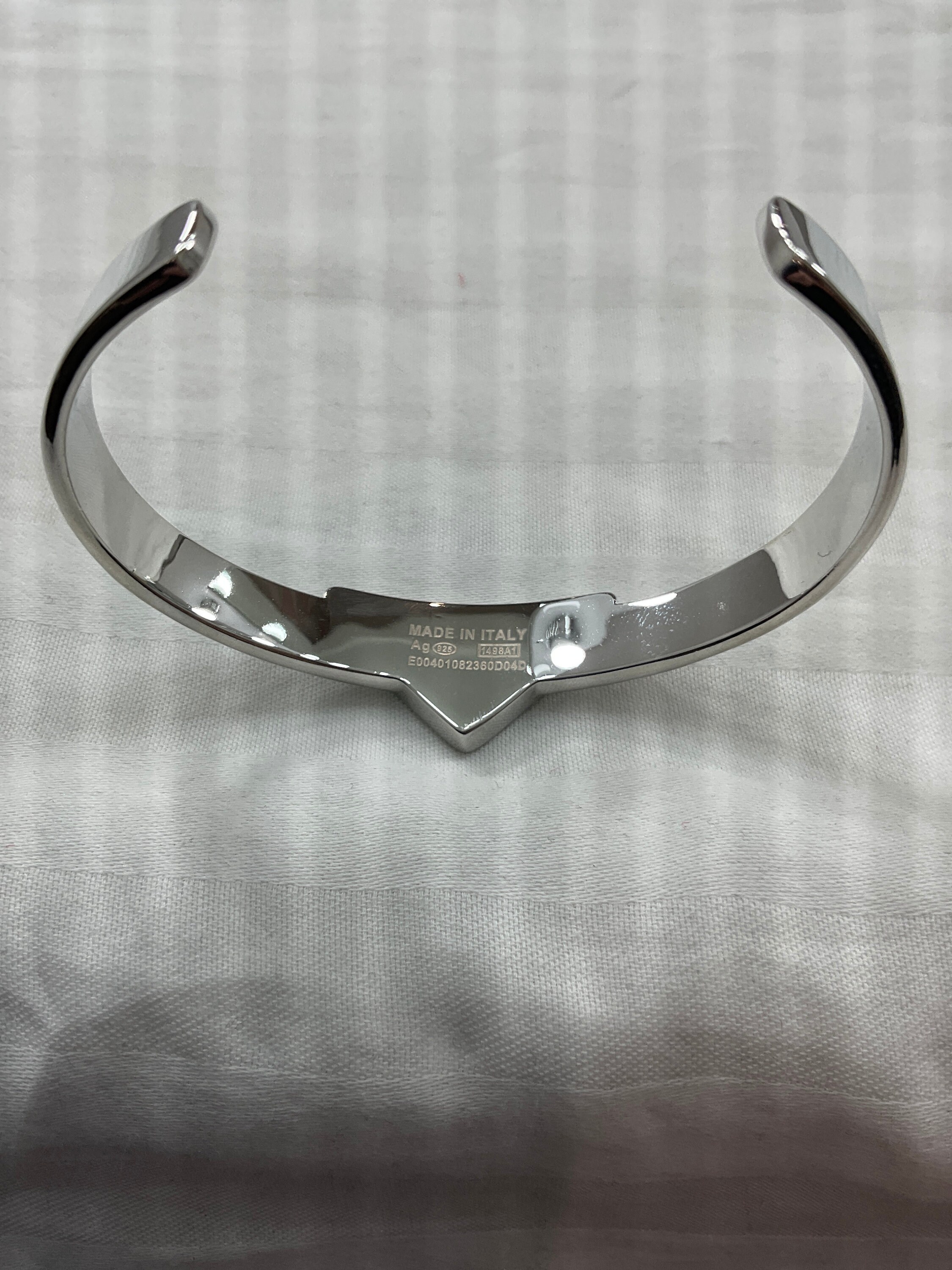 Vintage Prada Silver Bangle With Box - Etsy