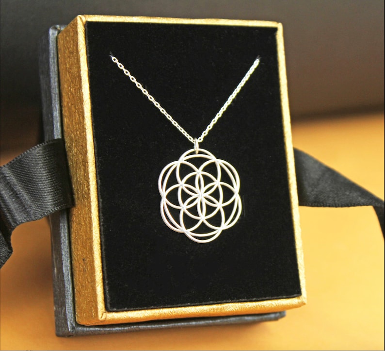 Sacred Geometry Circle of Life Necklace,spiritual Gift,meaningful ...