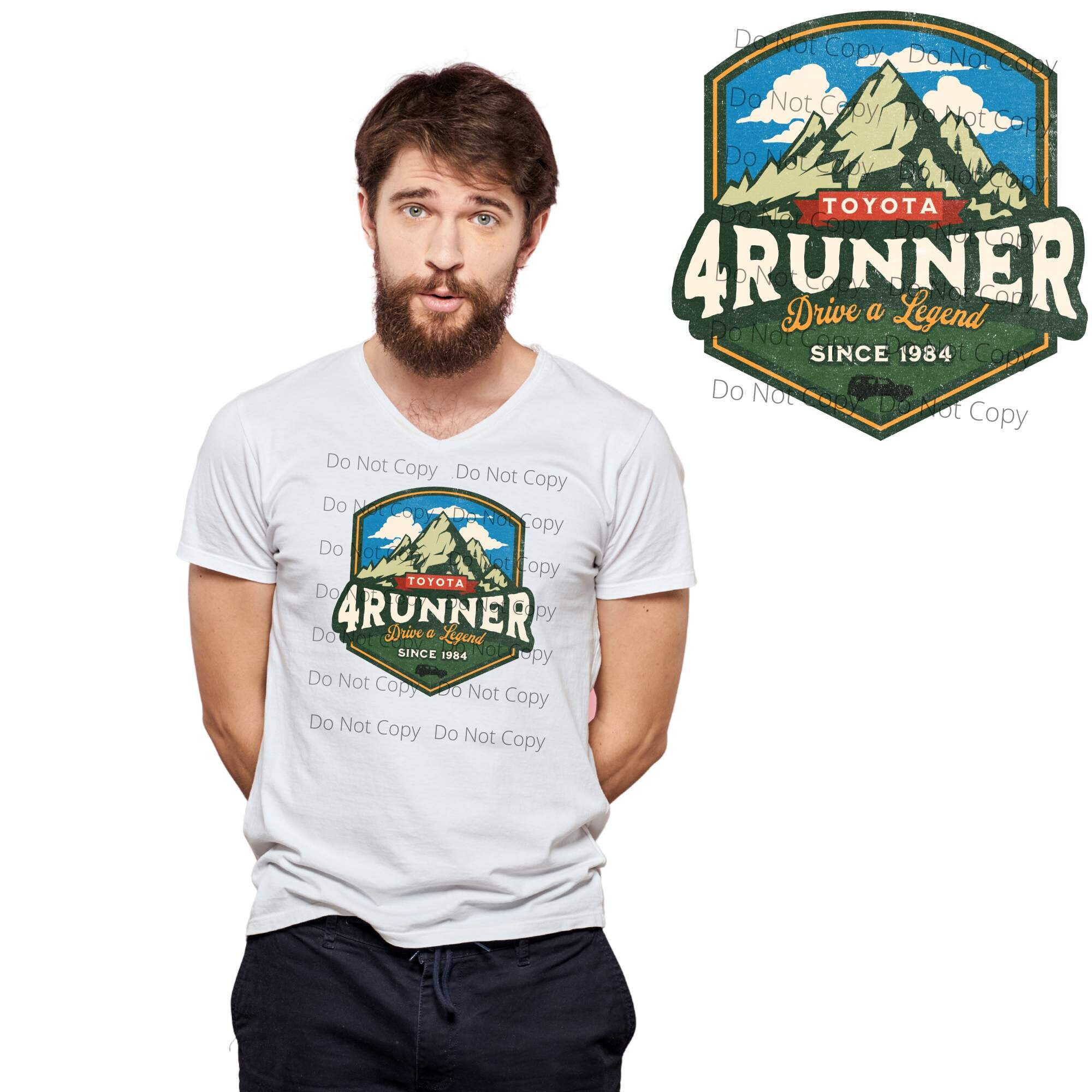 Toyota 4runner Legend Logo Design Patch Mountain Outdoor Vibes Sticker ...