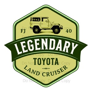 Legendary Land Cruiser FJ40 PNG Design - Cruiser Heads - Toyota Fan ...