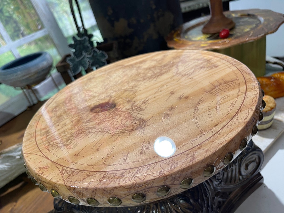 Old Map Lazy Susan Dad Gifts Grandpa Gifts Boss Gifts - Etsy