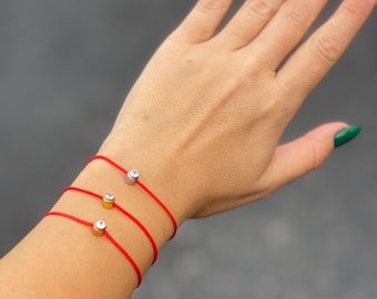 Authentic Kabbalah Red String Bracelet With Hamsa Charm, Sterling ...
