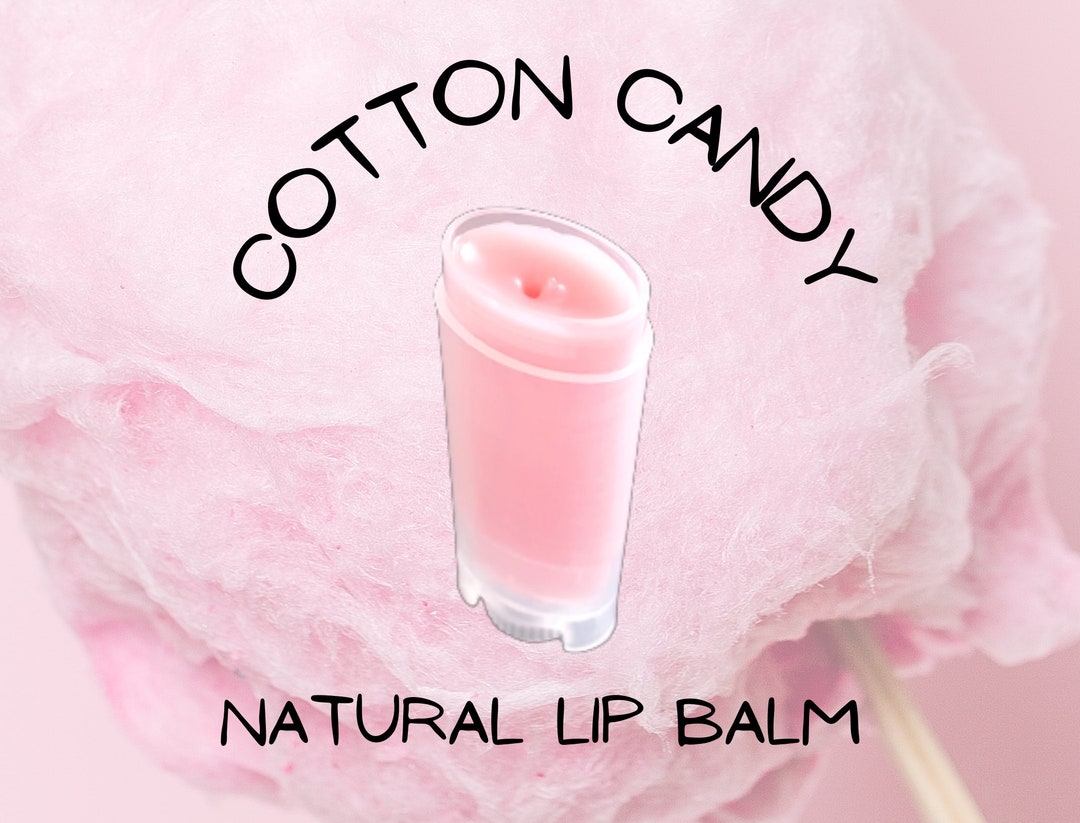 Cotton Candy Flavoured Lip Balm Moisturising Beeswax Lip - Etsy